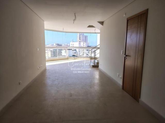 Imperdível cobertura de luxo à venda em Guarujá SP, Pitangueiras! 3 quartos, 3 suítes, 2 salas, 5 ba