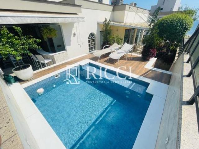 Imperdível cobertura de luxo com 4 quartos e 348m² na Aparecida, Santos SP!