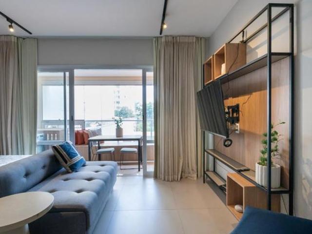 Atraente studio para venda em Campo Belo com 1 quarto, 40m² bruna stecca#036XE