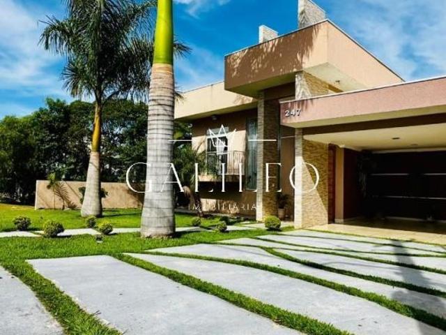 Imponente casa de 3 suítes em condomínio de luxo em Jundiaí SP, Capital Ville 295m² e 4 vagas de g