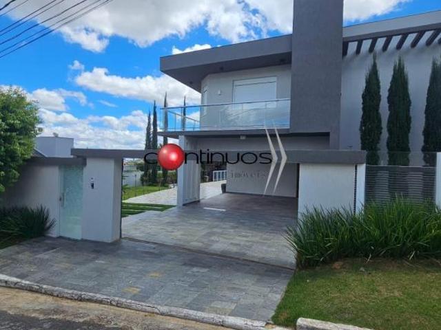 Imponente casa de alto padrão à venda em Lagoa Santa MG, Condomínio Pontal da Liberdade: 6 quartos