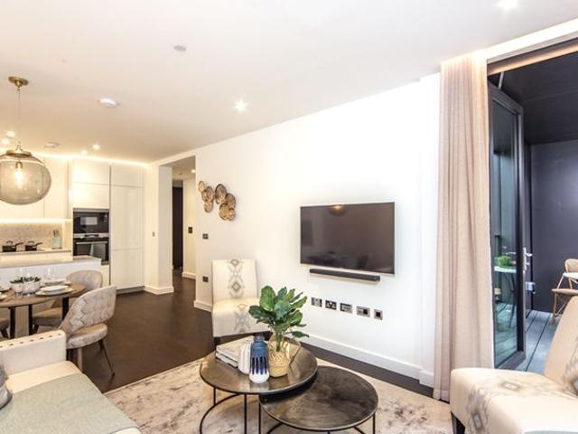 Impressive interior designed two bedroom apartment in Thornes House, Nine Elms, London SW11