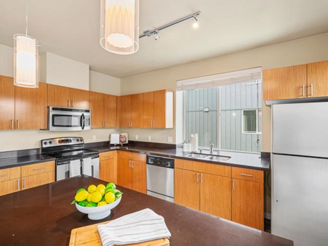 Income Restricted Sleek 1 Bedroom with In Unit Washer, Pet Friendly Living, Park Views, and Stunning Lake Washington Views Tour now!
