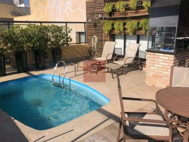 incrível conertura duplex no Brooklin, com piscina e área gourmet