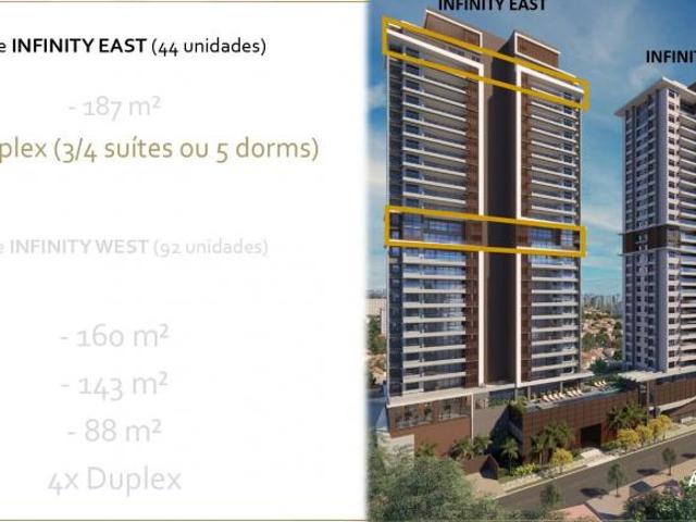 Infinity Brooklin 187m² 3 suites /Condominio Club /Alto padrão /Chaves 08/2026