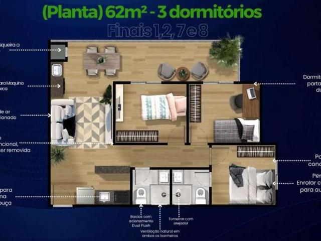 Investimento no Jardim América 2 Dormitórios, varanda com churrasqueira a preço de custo vista livre