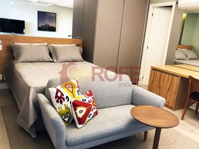 Invista em Studio mobiliado, já alugado, Habitarte Verde, Brooklin, 43 m², 1 suíte, 1 vaga