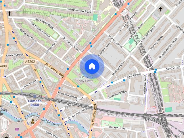 Inwood Court, Rochester Square, Camden, London