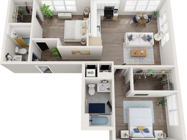 Ironworks Ithaca 1 Bedroom Apartment for Rent at 430 W State St, Ithaca, NY 14850