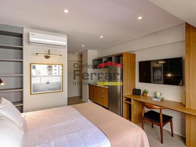 Itaim, apartamento para venda, 27metros, mobiliado, lazer, piscina, sem vaga