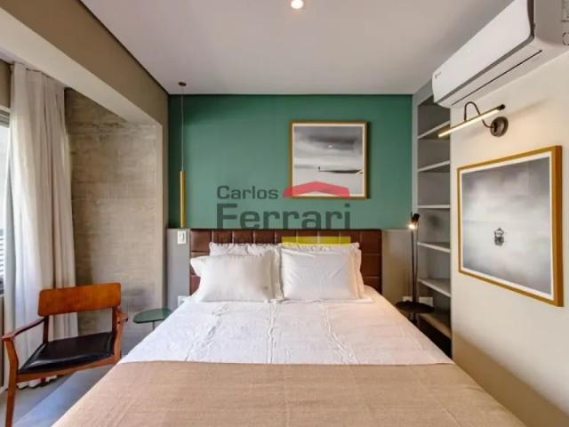 Itaim, apartamento para venda, 27metros, mobiliado, lazer, piscina, sem vaga