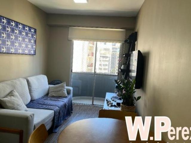 Itaim Bibi mobiliado. 50m², 1 dormitório, 1 vaga. Rua tranquila, perto de escolas, padarias, restaur