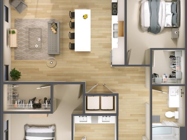 Ivy at SOCO 1 Bedroom Apartment for Rent at 4177 S Columbia Rd, Grand Forks, ND 58201