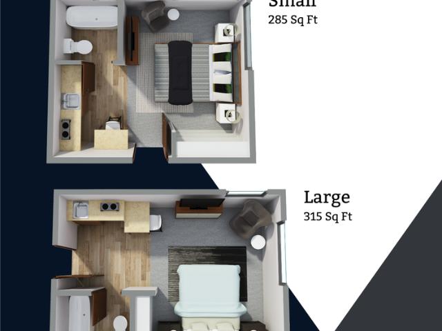 J Street Inn Studio Apartment for Rent at 222 J St, San Diego, CA 92101 Marina