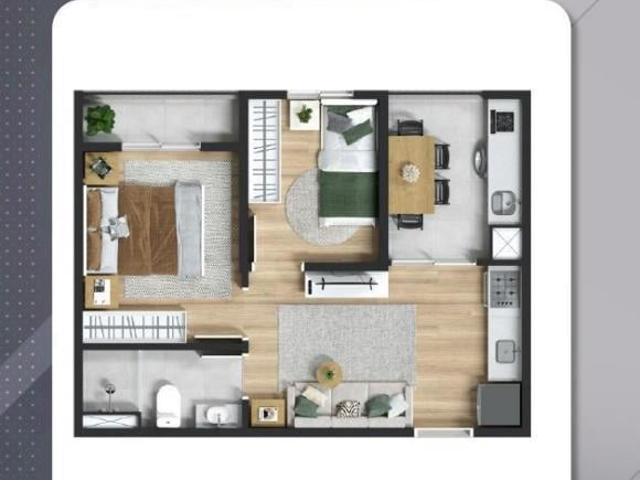 Jabaquara, Zona Sul, 2 Quartos, Varanda, Minha Casa Minha Vida Entrada R$ 800,00