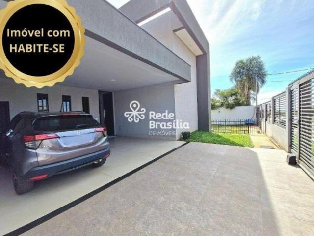 Jardim Botânico III, casa térrea, 3 quartos, com Habite se, Jardim Botânico Brasília