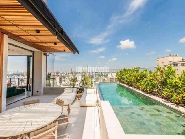JARDIM PAULISTA! COBERTURA DUPLEX 408,0M²AU 4 SUÍTES 5 VAGAS DE GARAGEM PISCINA E ESPAÇO GOURMET