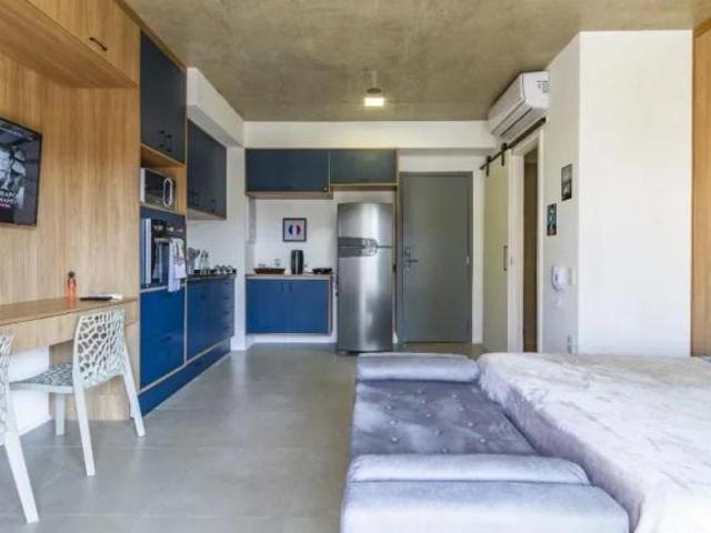 Jardins, 34m2 mobiliado com 1 vaga e lazer total
