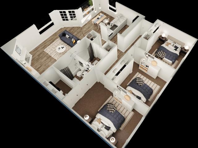 Jasper Place by Trion Living 3 Bedroom Apartment for Rent at 18300 Nw Walker Rd, hillsboro, OR 97006 Triple Creek