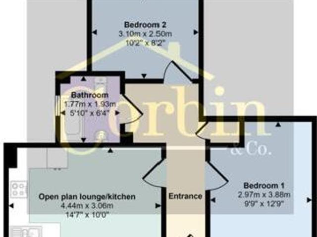 Jewell Road, Bournemouth, 2 Bedroom Flat