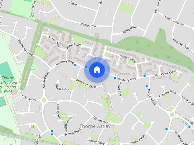 Jewsbury Way, Thorpe Astley, Braunstone, Leicester, Leicestershire. LE3 3RR
