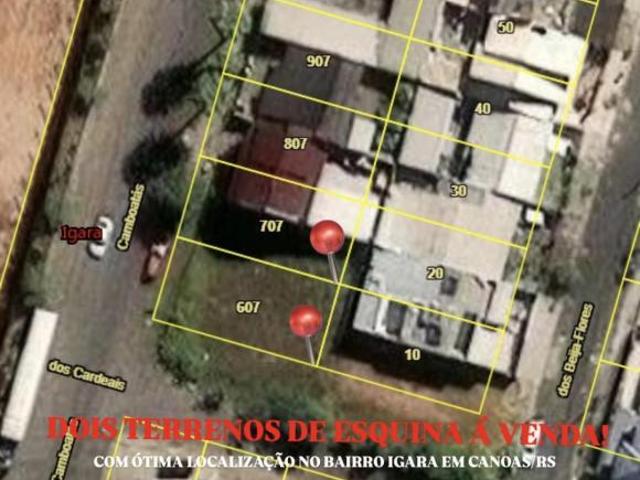 JFERNANDO VENDE DOIS TERRENOS NO BAIRRO IGARA EM CANOAS/RS