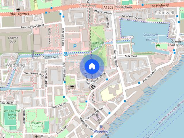 John Rennie Walk, Wapping