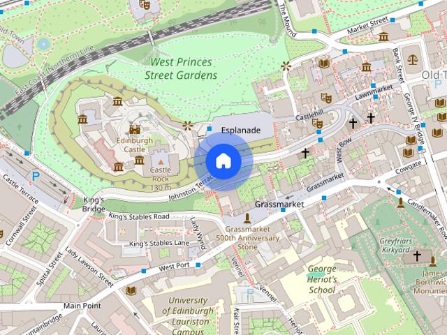 Johnston Terrace, Old Town, Edinburgh, EH1
