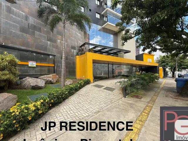 Jp residence, alugo lindo apto mobiliado, novo, 1ª locação, 1 suíte, living c/ ampla sacada c/ reiki