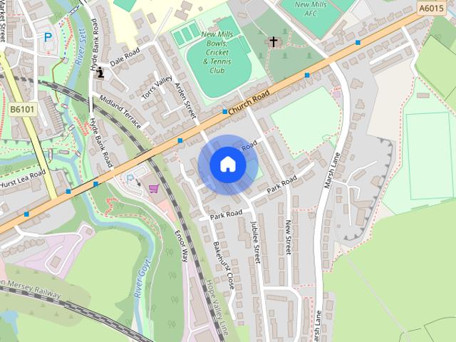 Jubilee Street  New Mills. SK22