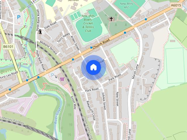 Jubilee Street  New Mills. SK22