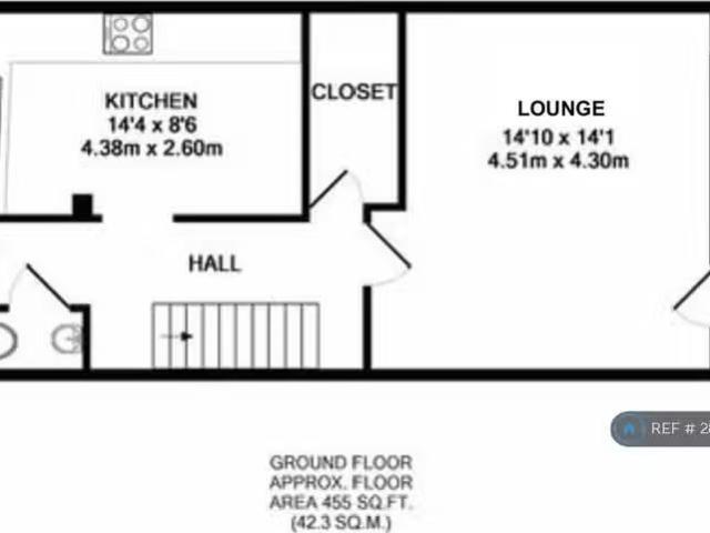 Deal! 1 BA 3 bedroom maisonette for rent in Odessa Road, Londo.