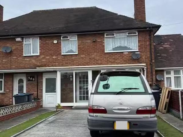 Unique 1 BA 3 bedroom house for rent in Brownfield Road, Birmi.