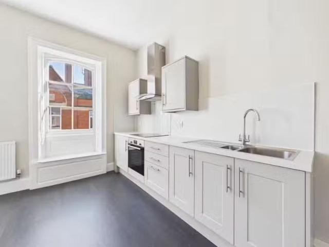 Rental! 1 BA 1 bedroom flat for rent in St Martins, Leicester.