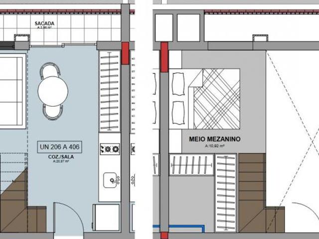 Juveve Studio Loft com 35m2