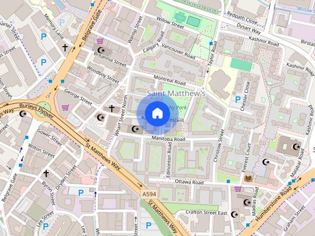 Kamloops Crescent, Leicester, LE1
