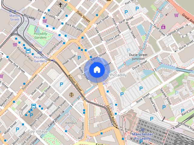 Kampus, Piccadilly