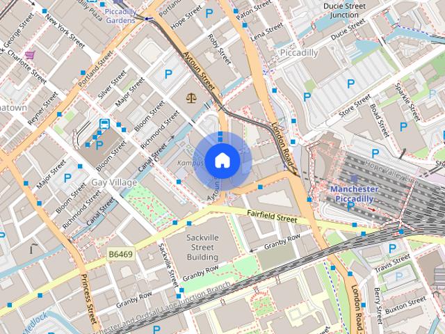 Kampus, Piccadilly