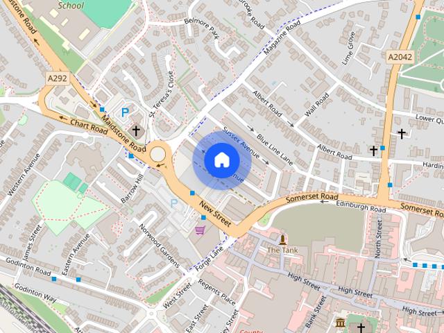Kent Avenue Ashford Town Centre