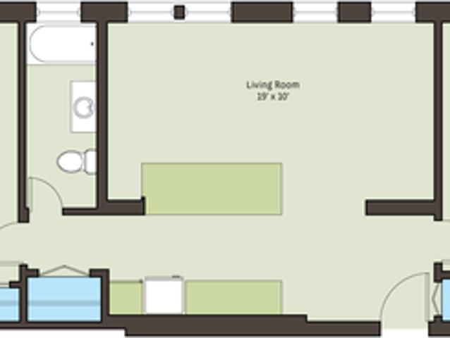 Kenwood Court 2 Bedroom Apartment for Rent at 1350 E 53rd St, Chicago, IL 60615 Hyde Park