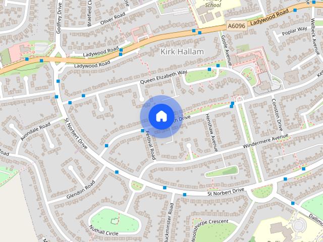 Kenilworth Drive, Kirk Hallam, Ilkeston, Derbyshire, DE7