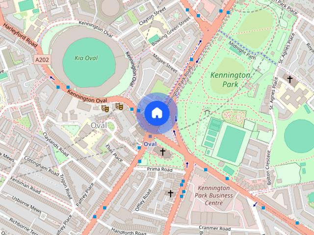 Kennington Park Road, Oval, London, SE11