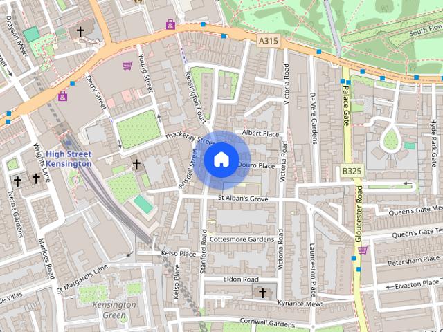 Kensington Court Gardens, Kensington, London, W8