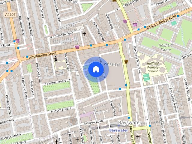 Kensington Gardens Square, Garden House, Bayswater, London, W2