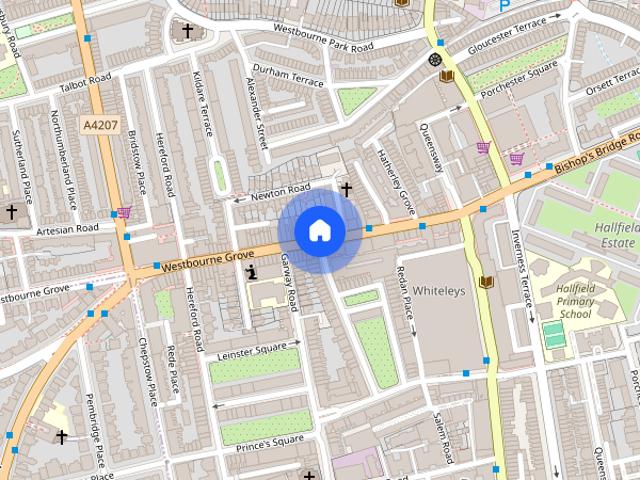 Kensington Gardens Square, Westbourne Grove, London, W2