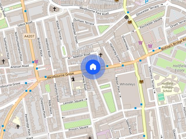 Kensington Gardens Square, Westbourne Grove, London, W2