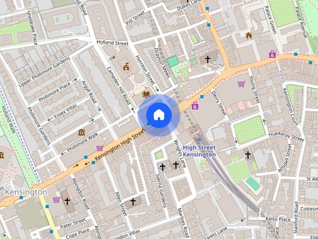 Kensington High St, London, Kensington, London, W8