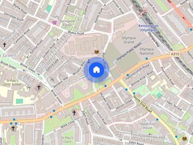 Kensington West, Blythe Road, W14