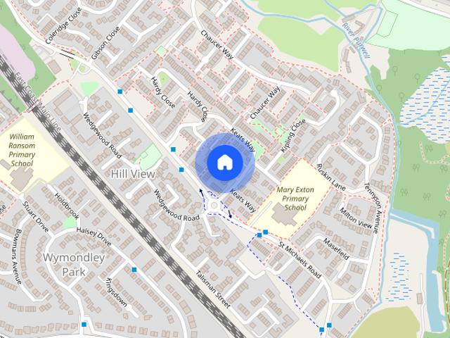 Keats Way, Hitchin, Hertfordshire, SG4
