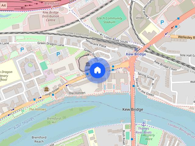 Kew Bridge Road, Kew Bridge, Brentford, TW8